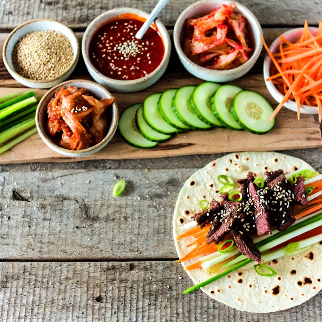 Korean-Inspired Fusion Wrap Recipe